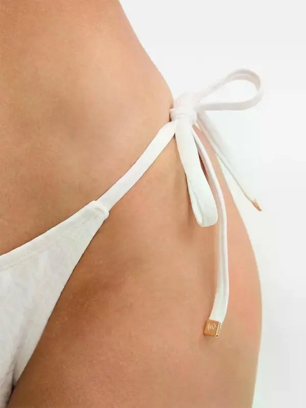 Michael Kors Logo Jacquard Bikini Bottoms