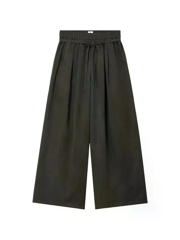 B+AB Pleated Palazzo Pants - Grey