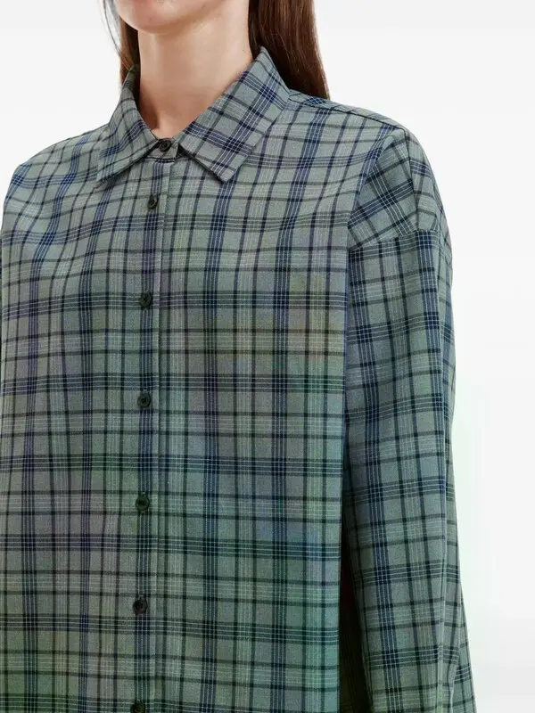 B+AB Plaid-check Shorts Set