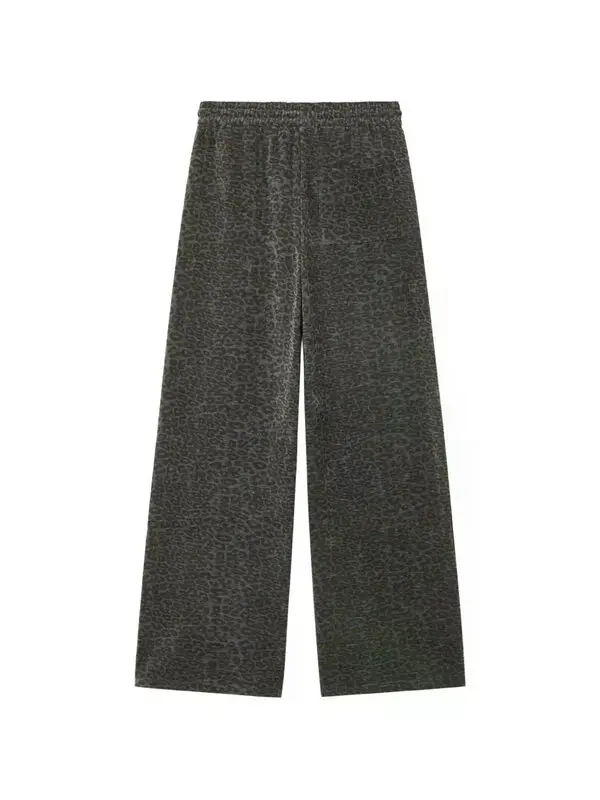 TOUT A COUP Leopard-print Drawstring Track Pants