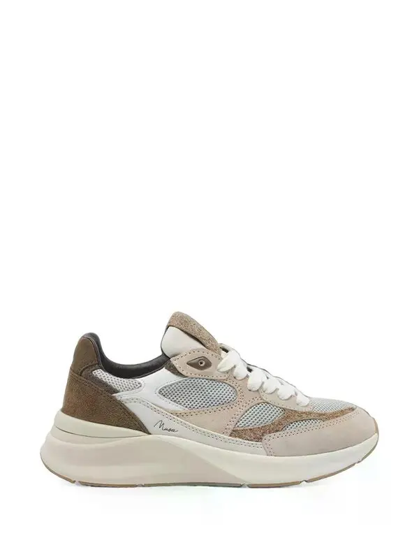 D.a.t.e. Musa Pop Panelled Sneakers - Neutrals