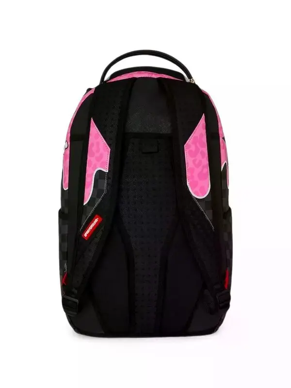 SPRAYGROUND Can't Break This Heart Graphic-print Checkered Backpack