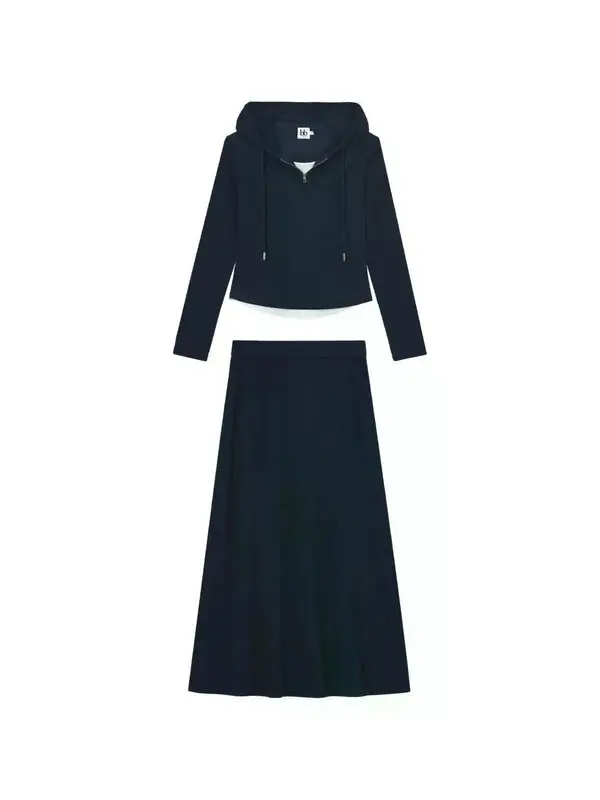 B+AB Hoodie And Skirt Set