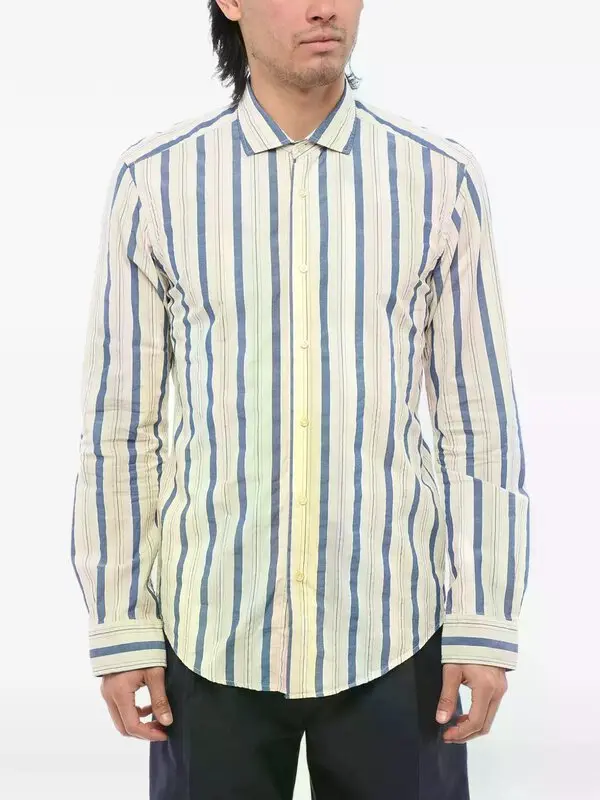 Brian Dales Cotton Striped Shirt