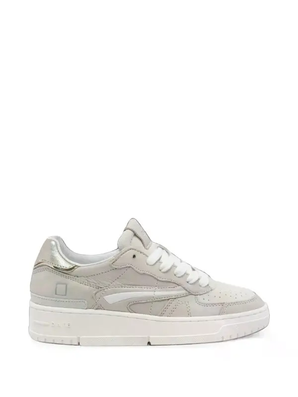 D.a.t.e. Torneo Metallic-trim Panelled Sneakers - Neutrals