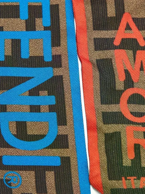 Fendi Wrappy Monogram Bandeau Scarves
