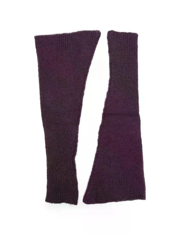BARBARA BOLOGNA Knitted Gloves - Purple