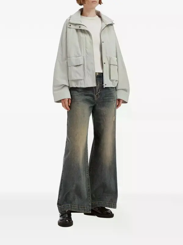B+AB Hooded Oversized Jacket - Grey