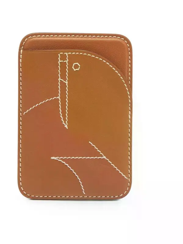 Hermès 2023 Walrus Magsafe Card Holder - Brown