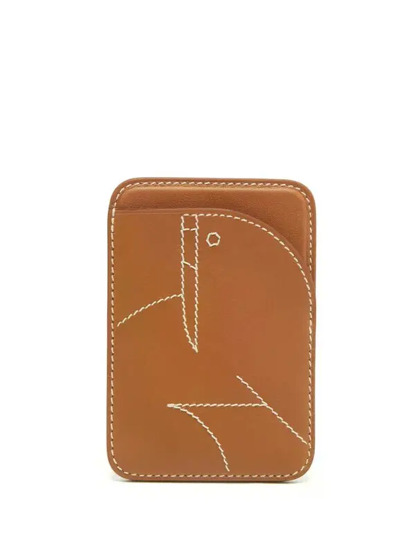 Hermès 2023 Walrus Magsafe Card Holder - Brown
