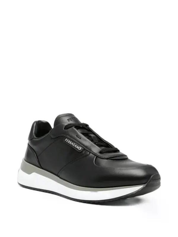 FERRAGAMO Gancini Logo-plaque Sneakers
