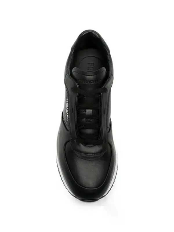 FERRAGAMO Gancini Logo-plaque Sneakers