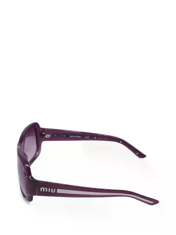 Miu Miu Square Tinted Sunglasses - Purple