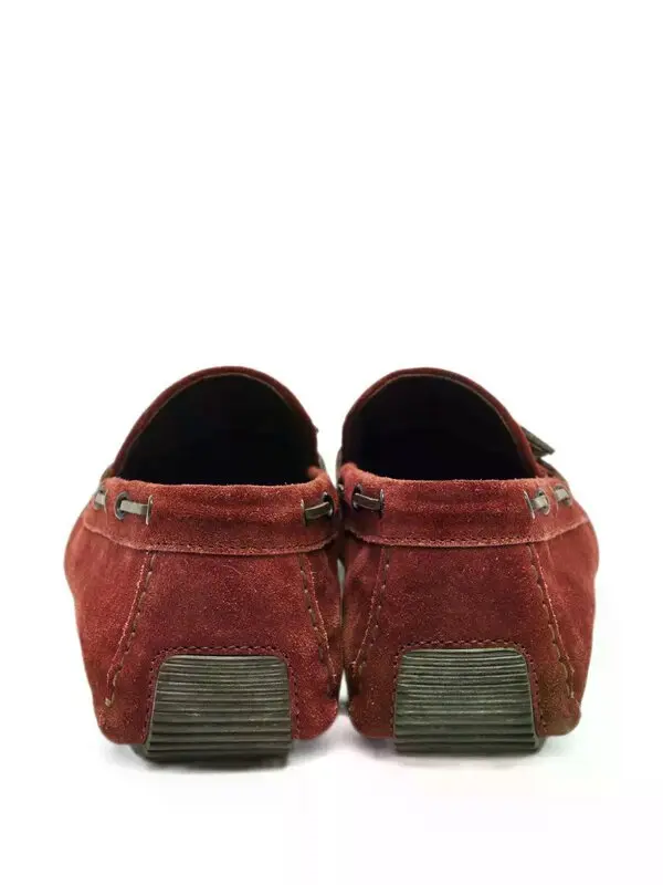 Bottega Veneta Intrecciato Suede Loafers
