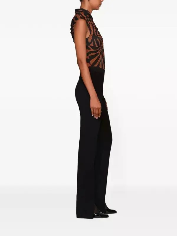 ET OCHS Emilio Zebra-print Ruched Bodie