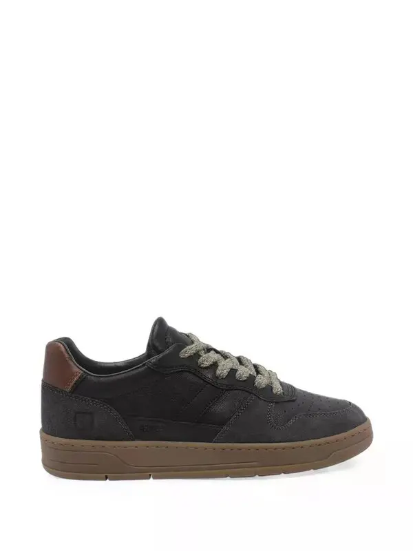 D.a.t.e. Court 2.0 Panelled Perforated Sneakers - Black