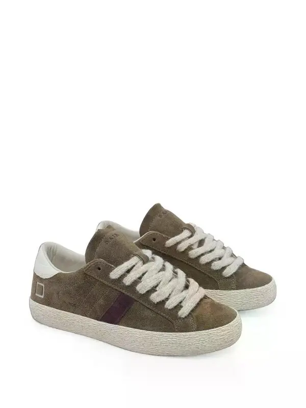 D.a.t.e. Hill Low Suede Contrast-stripe Sneakers - Brown