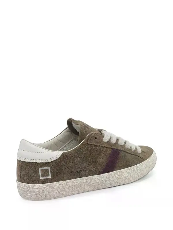 D.a.t.e. Hill Low Suede Contrast-stripe Sneakers