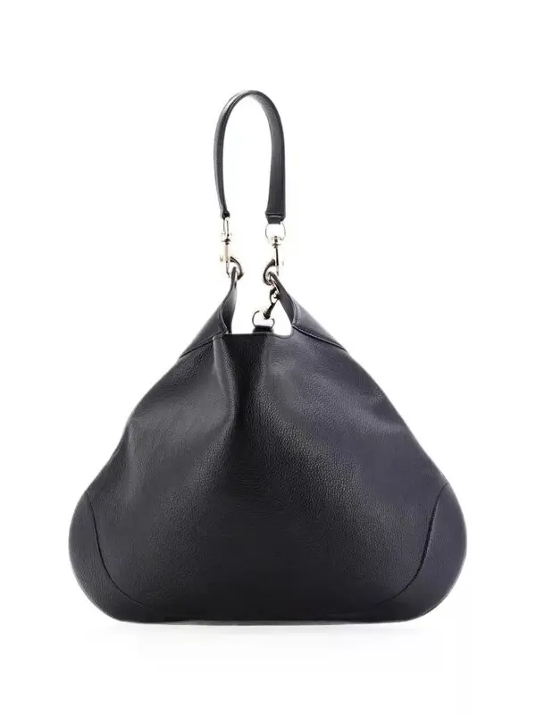 Gucci B Shoulder Bag Leather Large Hobo Bag