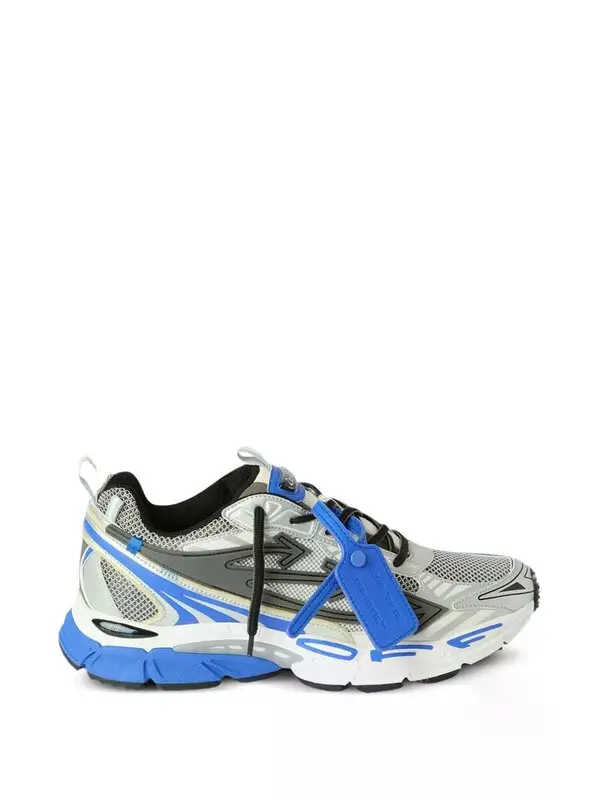 Off-White Zip Tie Panelled Sneakers - Silver