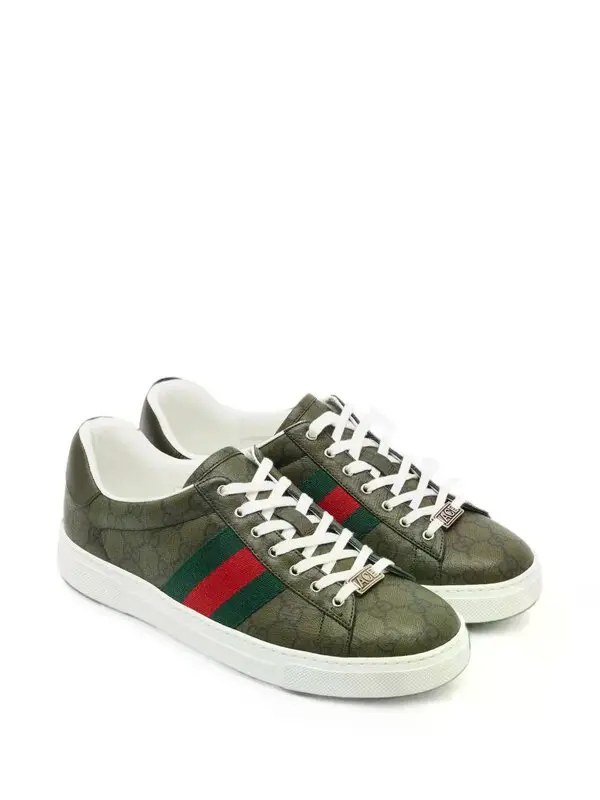 Gucci Ace Gg Canvas Low-top Sneakers