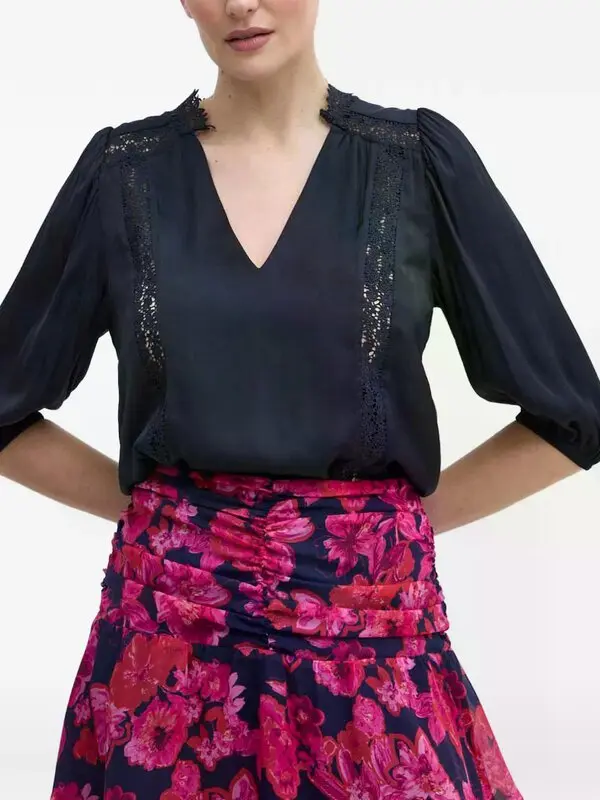 MORGAN V-neck Blouse