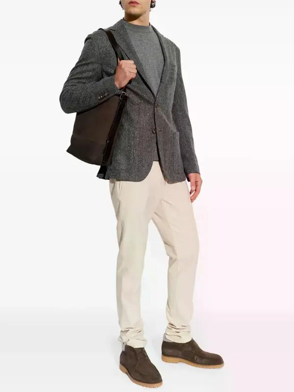Eleventy Herringbone-pattern Blazer