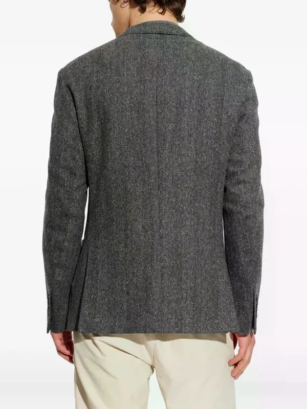 Eleventy Herringbone-pattern Blazer