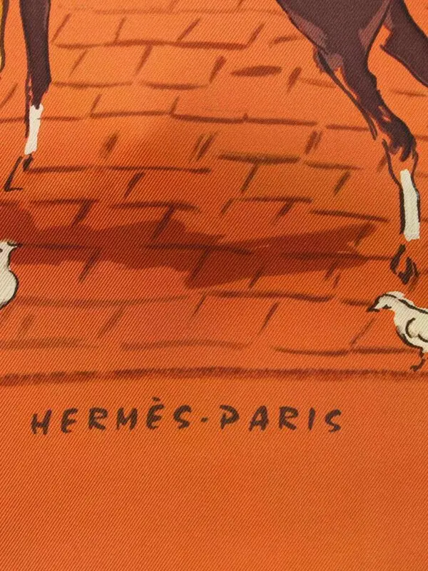 Hermès 1999-2007 Les Boxes Silk Scarf 90 Scarves