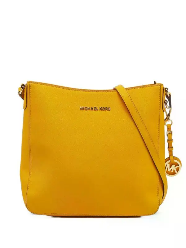 Michael Kors Jet Set Calf Leather Messenger Bag