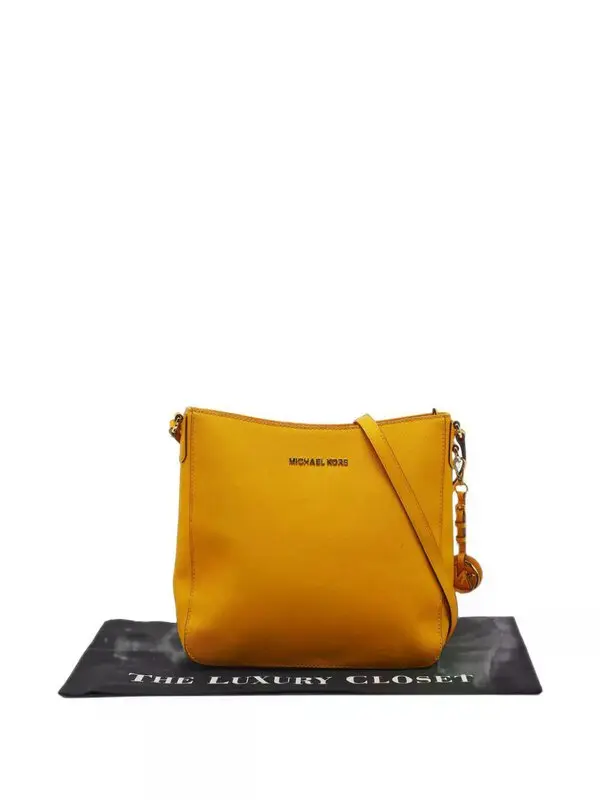Michael Kors Jet Set Calf Leather Messenger Bag