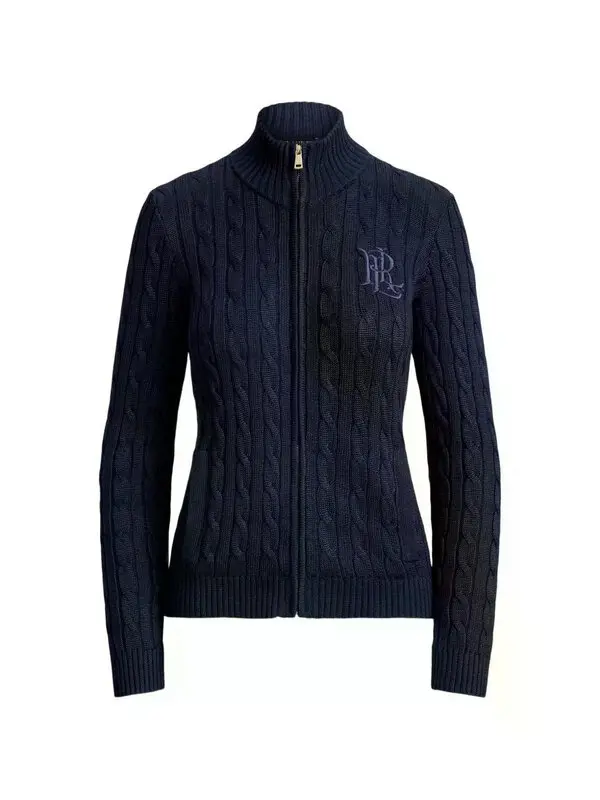 Ralph Lauren Cable-knit Zip-up Cardigan - Blue