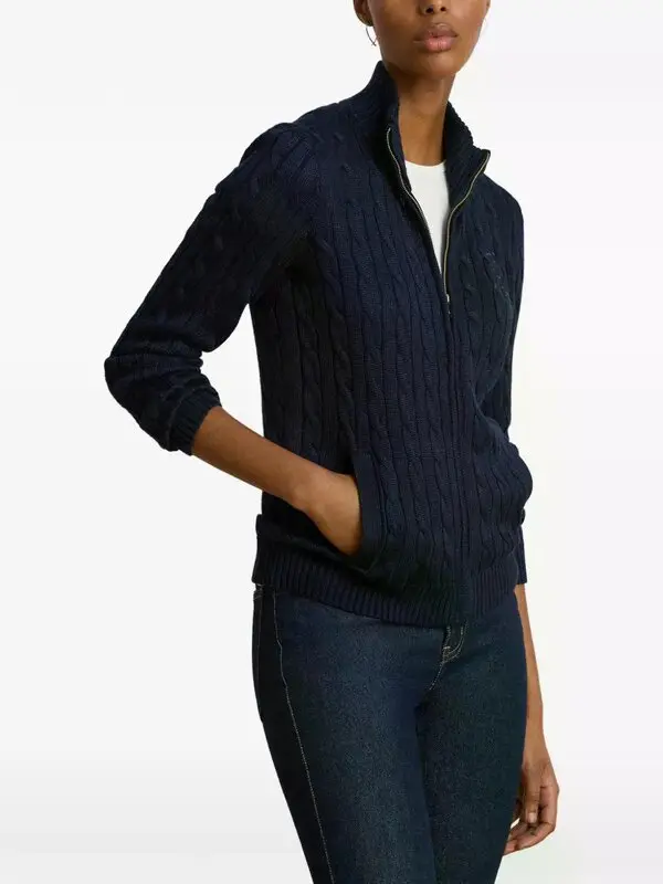 Ralph Lauren Cable-knit Zip-up Cardigan