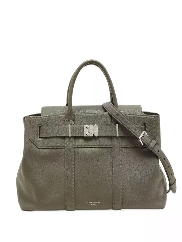 LOUIS VUITTON Mm Georges Leather Tote Bag