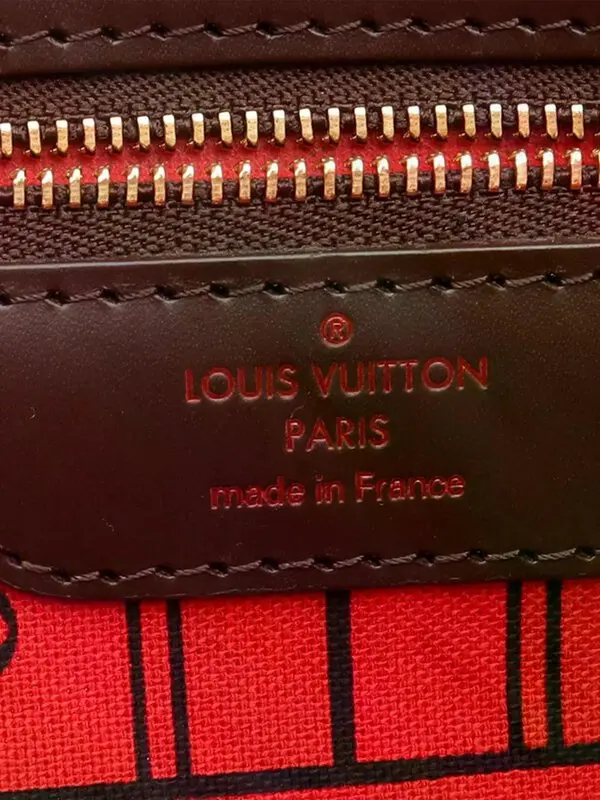 LOUIS VUITTON 2012 Damier Ebene Neverfull Mm Tote Bag