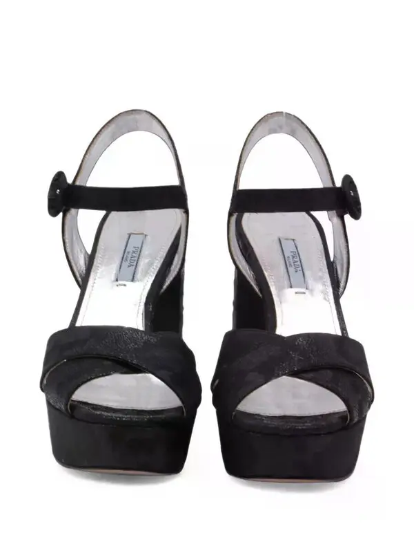 Prada Slingback Platform Pumps