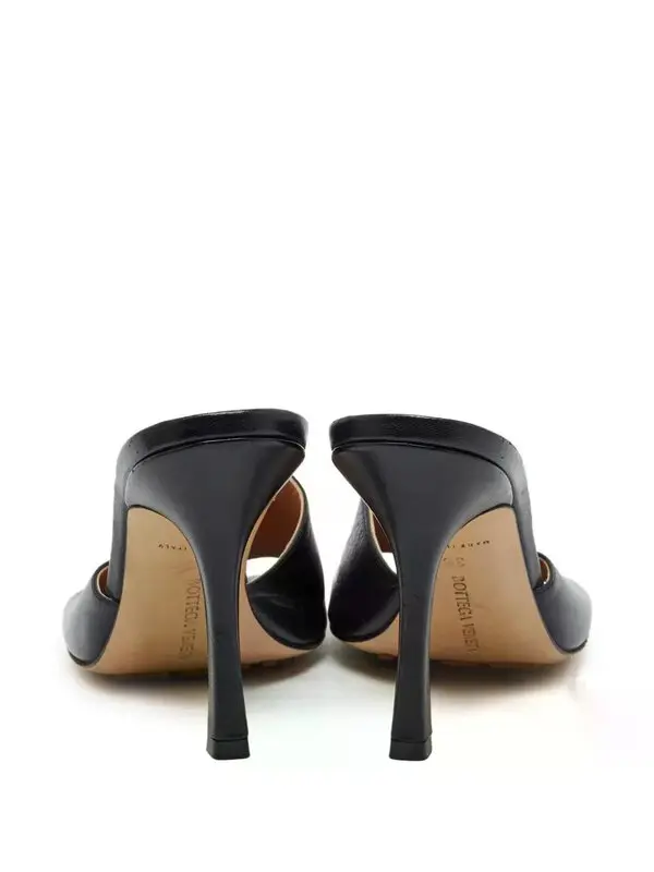 Bottega Veneta Stretch Leather Sandals - Black