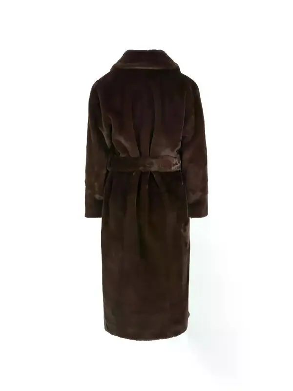Herno Belted Faux-fur Coat