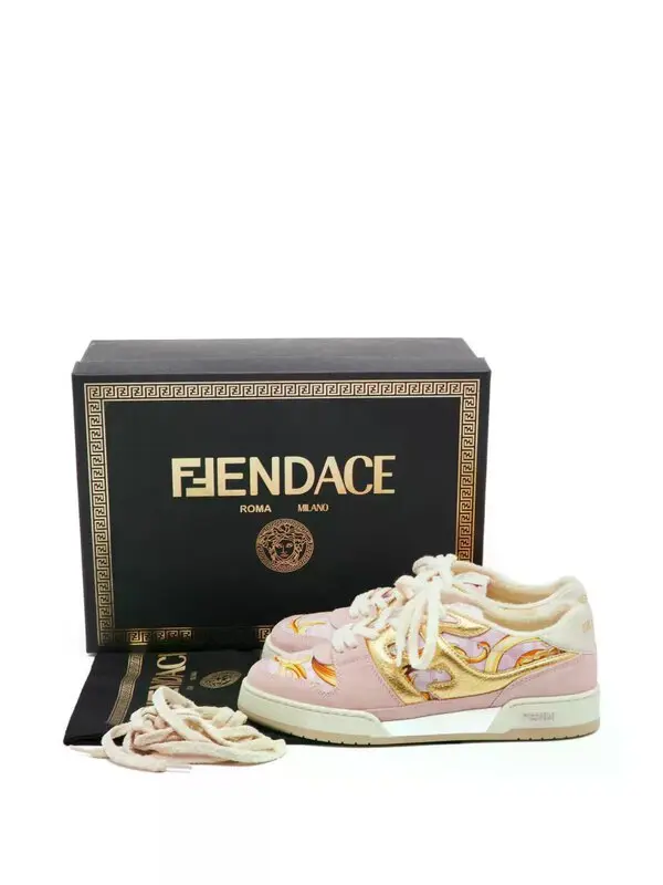 Fendi X Versace Fendace Sneakers - Pink
