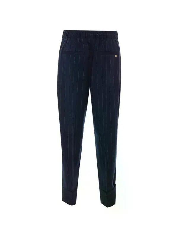 Liu Jo Pinstripe Cigarette Trousers