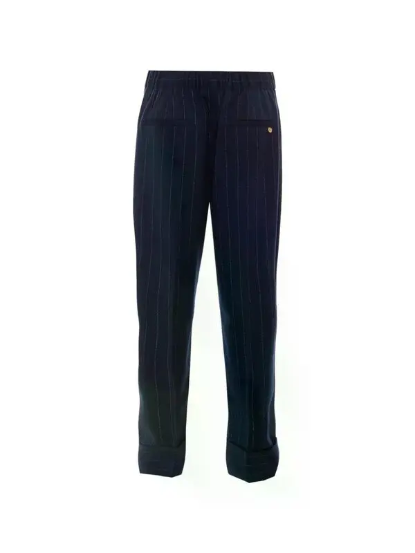 Liu Jo Pinstripe Cigarette Trousers