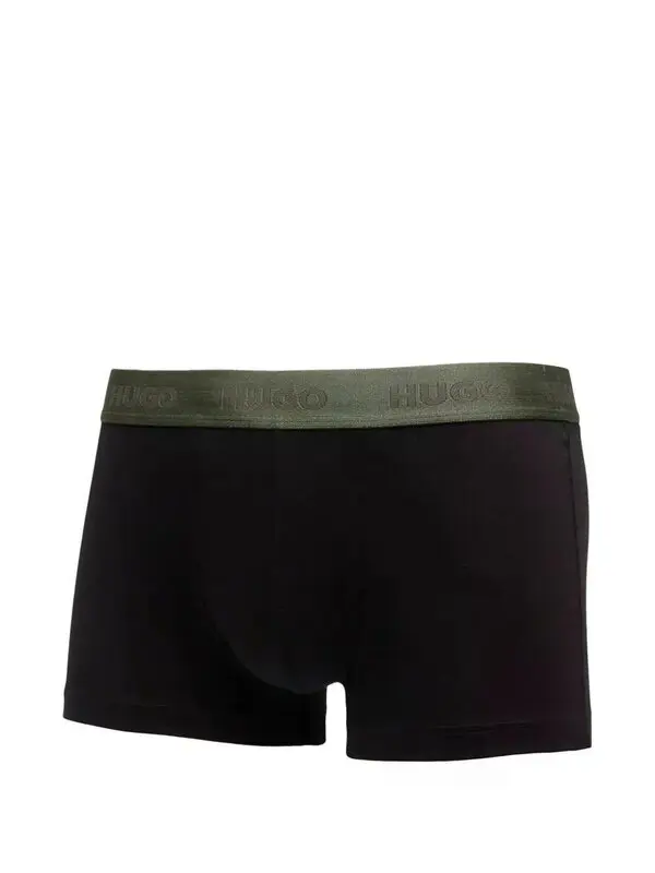 Hugo 3-pack Logo Trunks - Black
