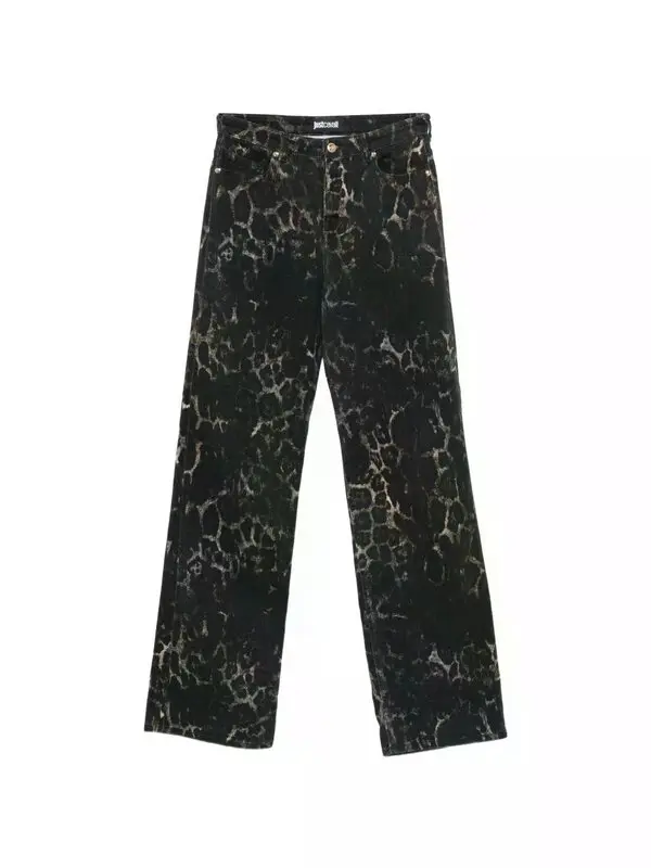 Just Cavalli Animal-print Jeans