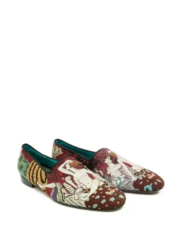 TOM FORD Brocade Loafers