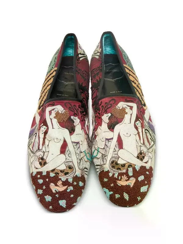 TOM FORD Brocade Loafers