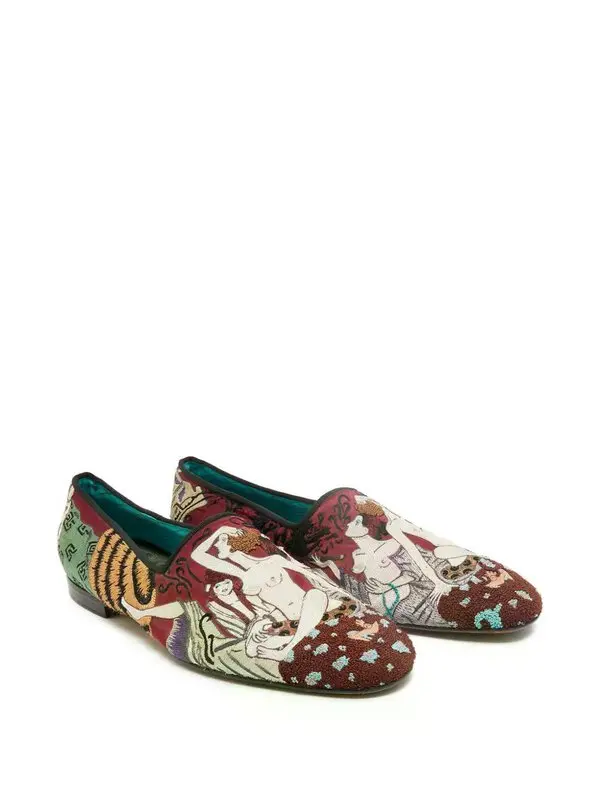TOM FORD Brocade Loafers