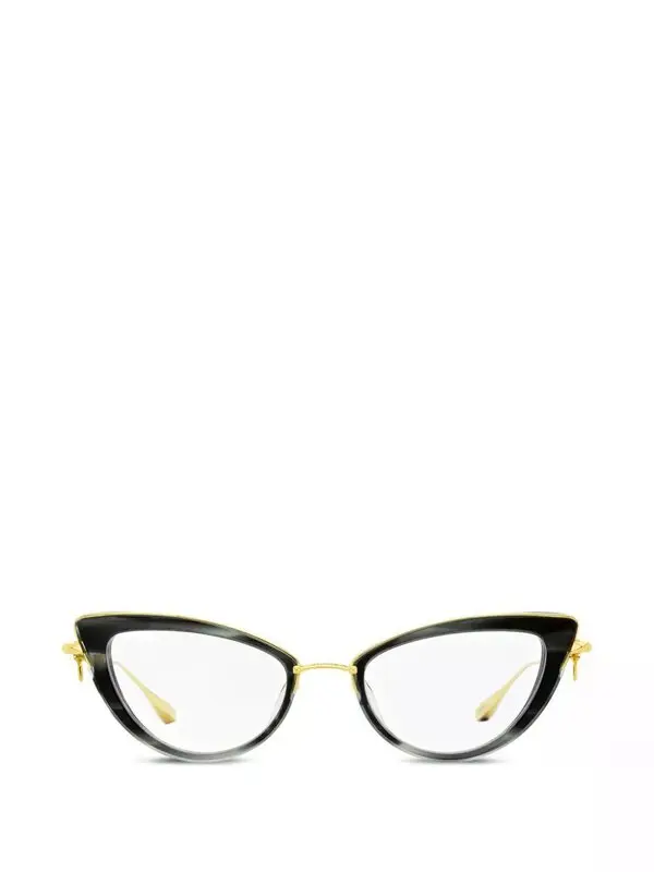 Valentino Garavani Stud-embellished Cat-eye Glasses - Black
