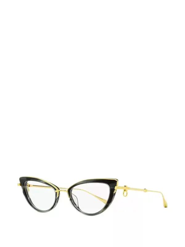 Valentino Garavani Stud-embellished Cat-eye Glasses - Black