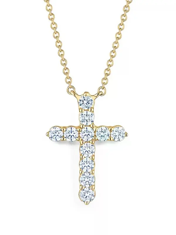 Kwiat Diamond Cross Necklace