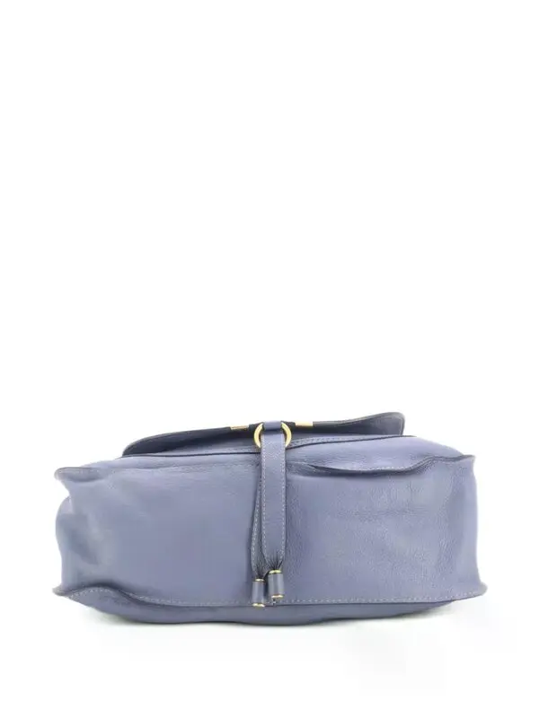 Chloé Marcie Leather Medium Satchel - Blue